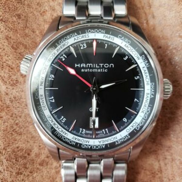 Hamilton Jazzmaster GMT H326950 Automatic Watch (MSRP $1279 USD ...