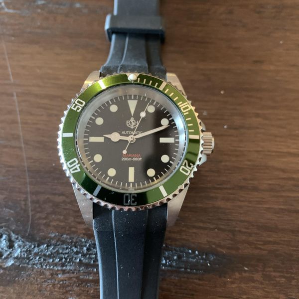 BSH 40mm Kermit sub style watch | WatchCharts Marketplace