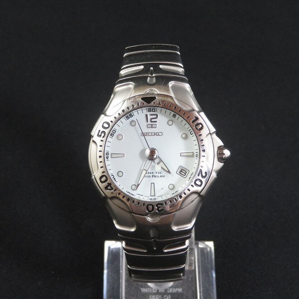 SEIKO KINETIC AUTO RELAY 5J22-0A50 Wristwatch from Japan 2 | WatchCharts Marketplace