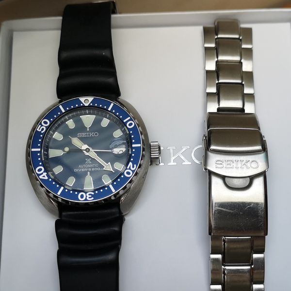 Seiko Mini Turtle Men's Dive Watch Blue SRPC39K1 | WatchCharts Marketplace