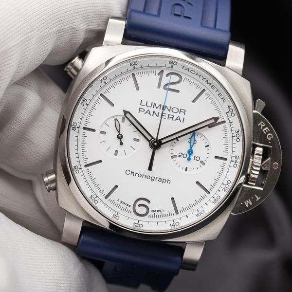 [WTS] Panerai Luminor Chronograph 44 white dial full set-PAM01218 ...