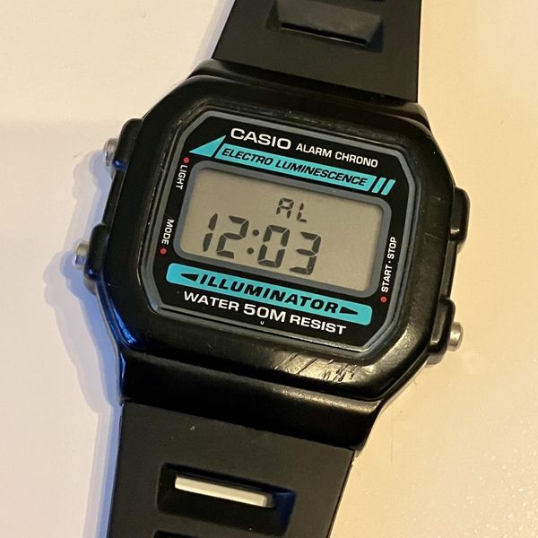 Casio W-86 [1572] Digital Illuminator Watch Discontinued Model Rare ...