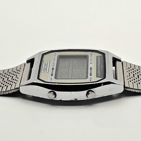 Vintage 80's SEIKO A904-5199 LED Alarm Chronograph Watch~ New Battery ...