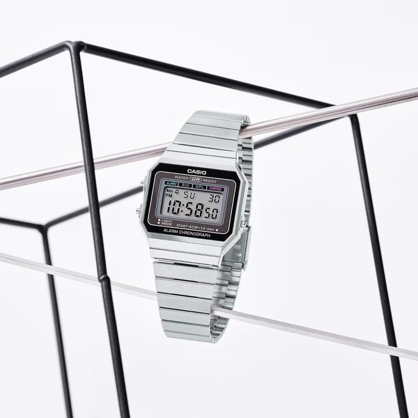Casio A700W-1A, Digital Watch, Chronograph, Alarm, Day/Date, Thin Case ...