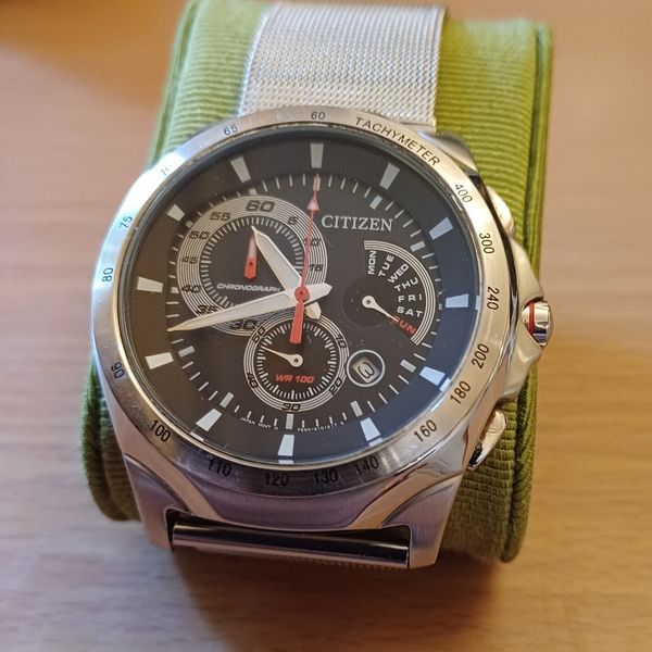 Superb Vintage Men's Citizen Quartz Chronograph F560 In Full Working ...