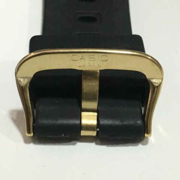 Vintage Casio original band/strap mrd-201 strap gold buckle, golden ...