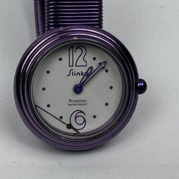 Slinky Watch, Pre-owned, Blue. 1980's Vintage. Needs Battery Second ...