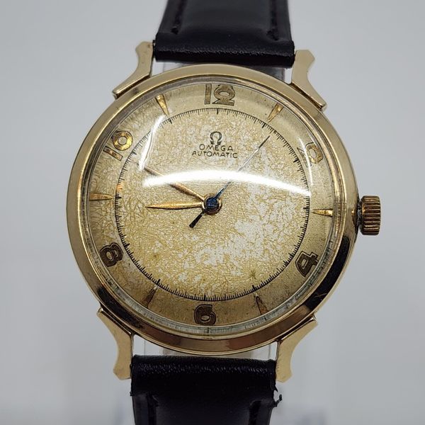 Vintage 14k gold filled Omega bumper automatic cal 354 Men's watch Ref ...