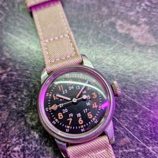 Rare Vintage Waltham U.S.A. A-17 Military Pilot's Watch (MIL-W-6433 ...