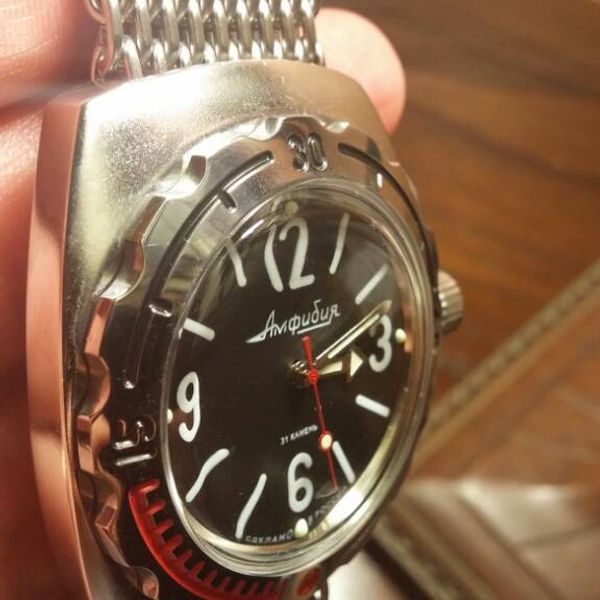 Vostok Amphibia on ocean 7 mesh | WatchCharts