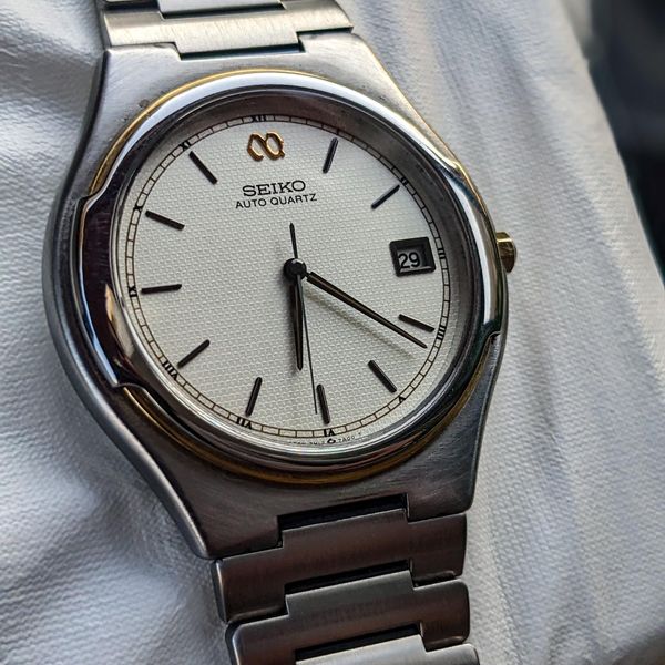 [wts] Rarest Seiko Auto quartz Date watch, cal. 7M12-7A00 1990's dress ...
