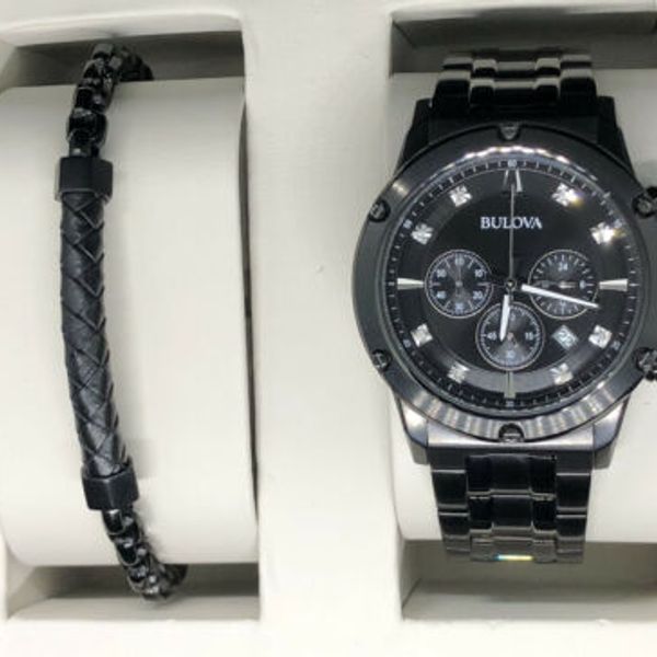 Bulova Men's Chronograph Box Set | WatchCharts Marketplace