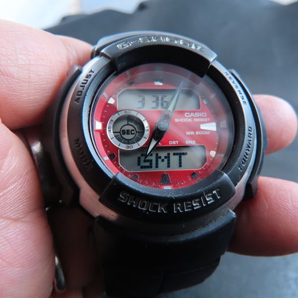 G-300 Casio G-Shock Dual Time WR 200M Quartz Men Watch | WatchCharts ...