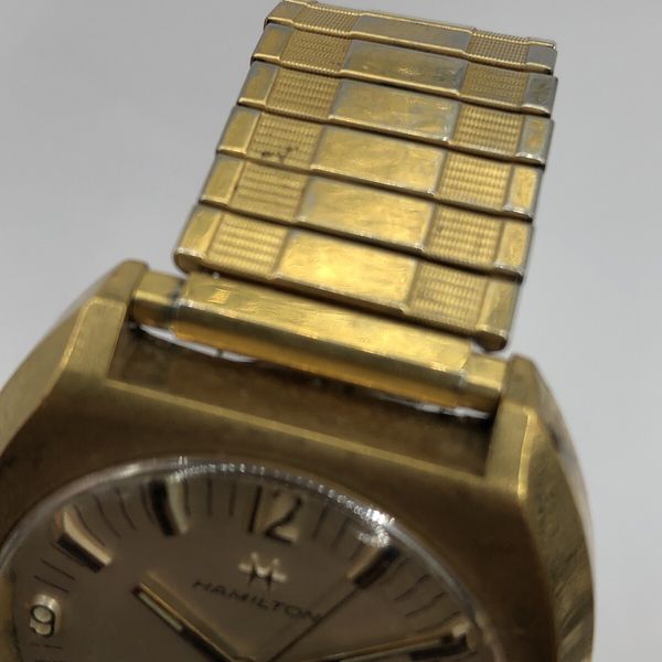 Vintage 1970s HAMILTON 702 Electronic Quartz Men's Watch 40MM GOLD ...