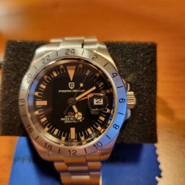 Pagani Design Watch Automatic GMT 42mm Hommage to Rolex 1655 ...