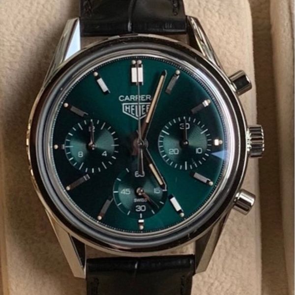 [2021] Tag Heuer Carerra Green Special Edition | WatchCharts Marketplace