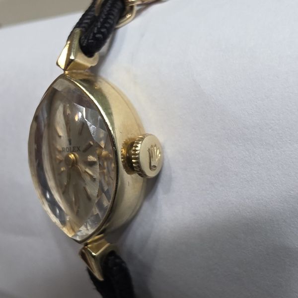 Vintage 1950s Rolex Ladies' 14K Yellow Gold Mechanical Cocktail ...