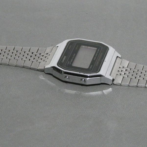 Vtg Early 80s CASIO A153 (415) Watch Black Face JAPAN Rare ...