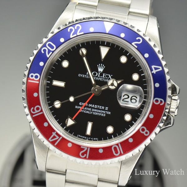 FS: Mens Rolex GMT-Master II Coke & Pepsi Bezel 3185 Movement W Serial ...