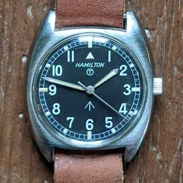 Vintage Hamilton W10 Military Handwinding Mechanical Watch from 1973 ...