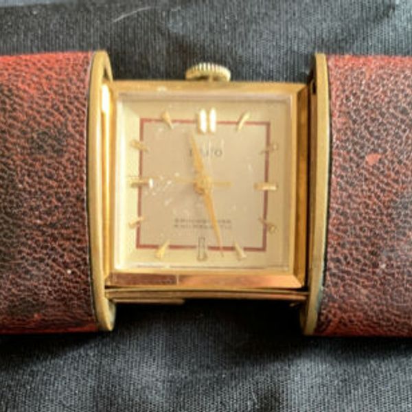 Vintage Laco Watch Bruchsicher Antimagnetic W/ Leather Case Ladies ...