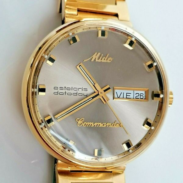 Mido Commander estelaris datoday - Automatic wristwatch- men’s | WatchCharts Marketplace