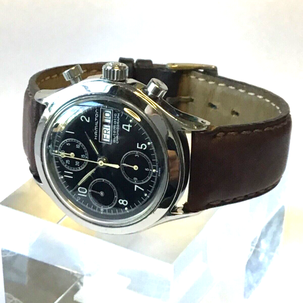 Montre chronographe vintage Hamilton Lancaster 9941 automatique 7750 ...