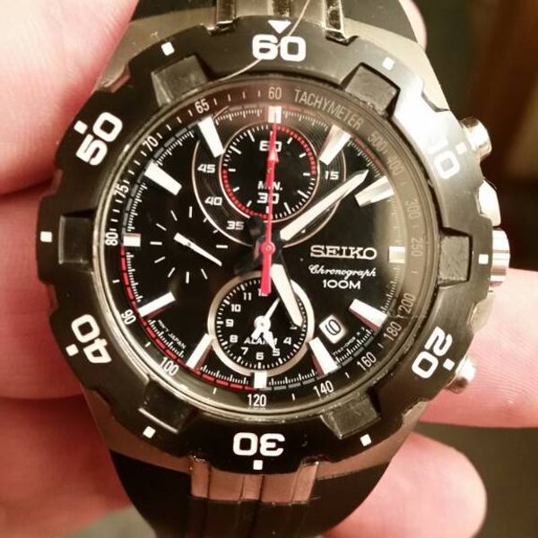 FS: Seiko Coutura Alarm Chronograph SNAD61 | WatchCharts Marketplace