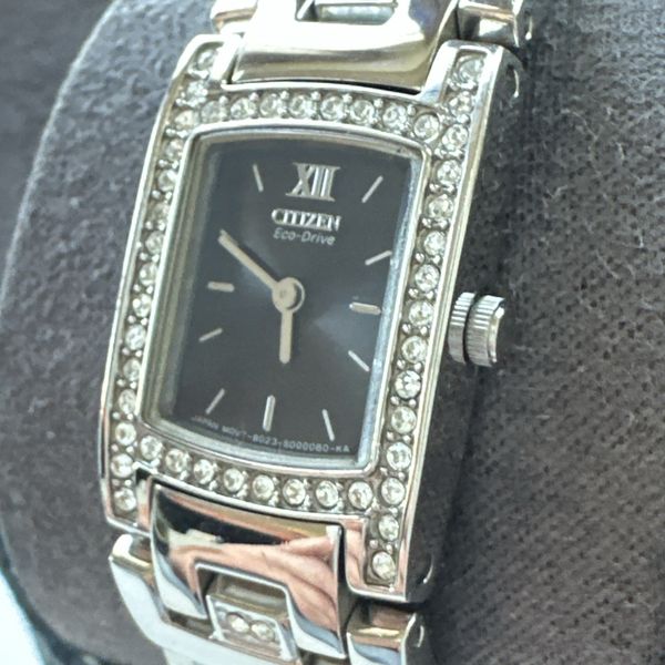 CITIZEN Sasha Cohen Eco-Drive B023-S000068 Silver Tone Quartz Women's ...