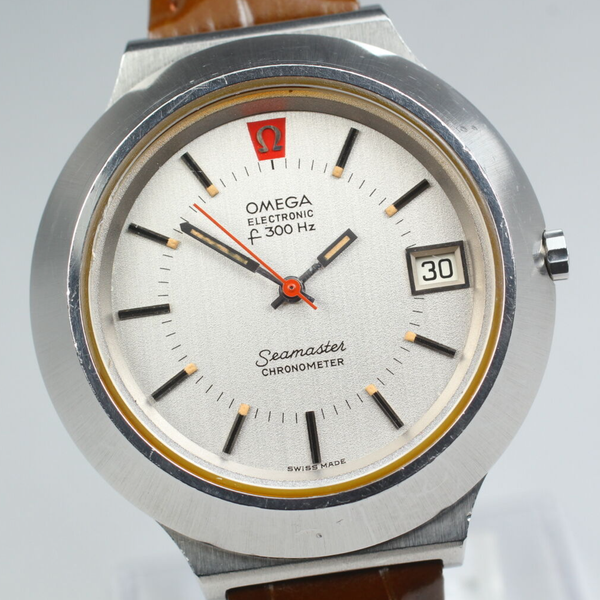 Vintage Omega Seamaster tuning fork Cal.1250 F300Hz Quartz 40MM Men's ...