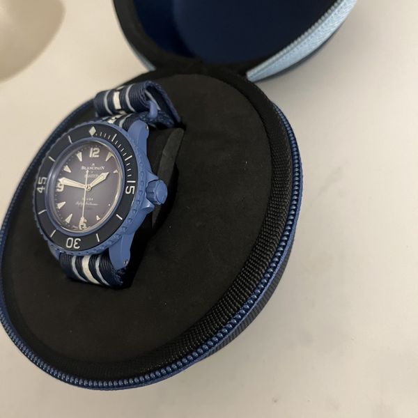 Blancpain x Swatch Scuba Fifty Fathoms Atlantic Ocean Bioceramic ...