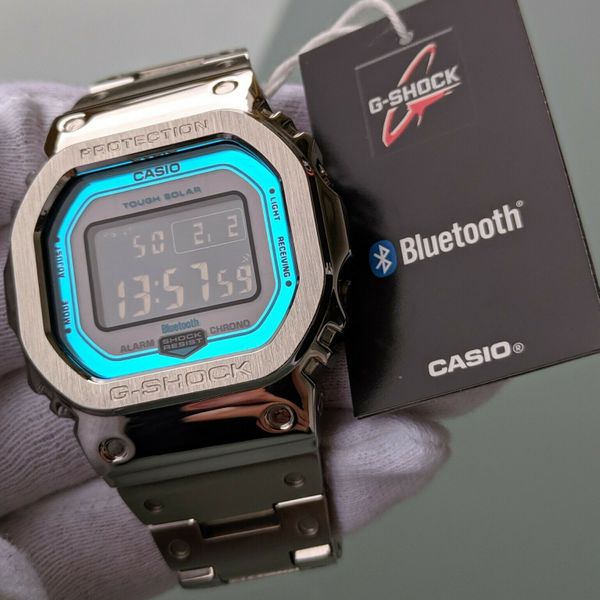 Casio G-Shock Mod. GW-B5600-2ER Edelstahl, Bluetooth | WatchCharts ...