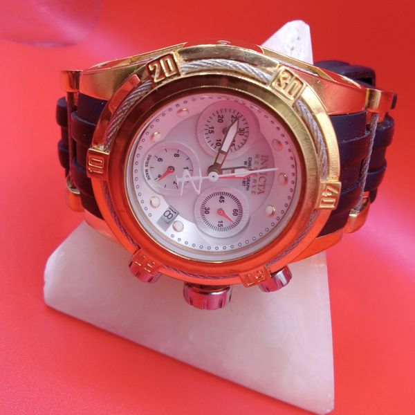 Invicta Reserve Bolt Zeus Model 15281 Gold Tone Mens Ladies Unisex ...