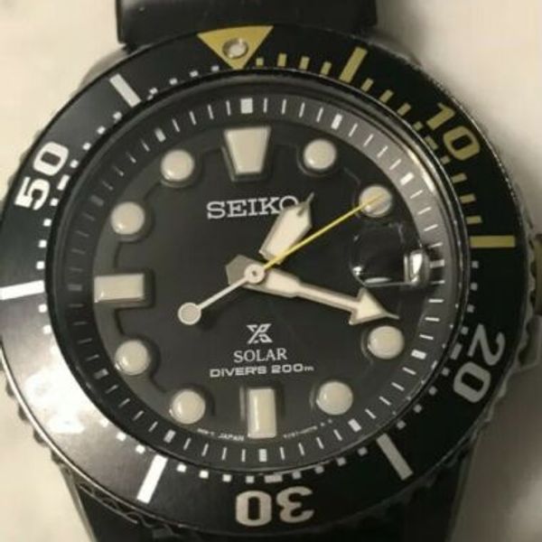 Men's Seiko Prospex Solar Diver Watch SNE441 | WatchCharts