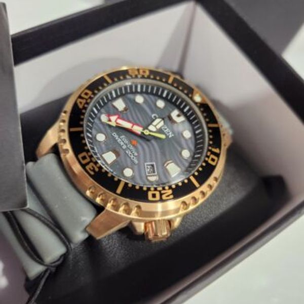 Citizen Eco-Drive Promaster 44mm Rose Gold-Tone Stainless Steel Case ...