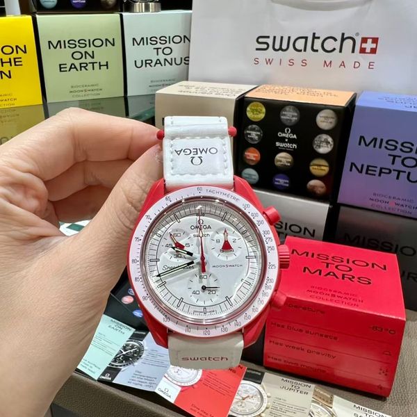 New OMEGA x Swatch MoonSwatch Mission To MARS Watch -With Box ...