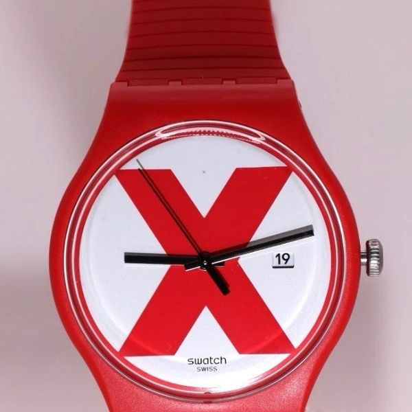 Limited Edition SWATCH X X-RATED 41mm Reloaded Revival Retro Collector ...
