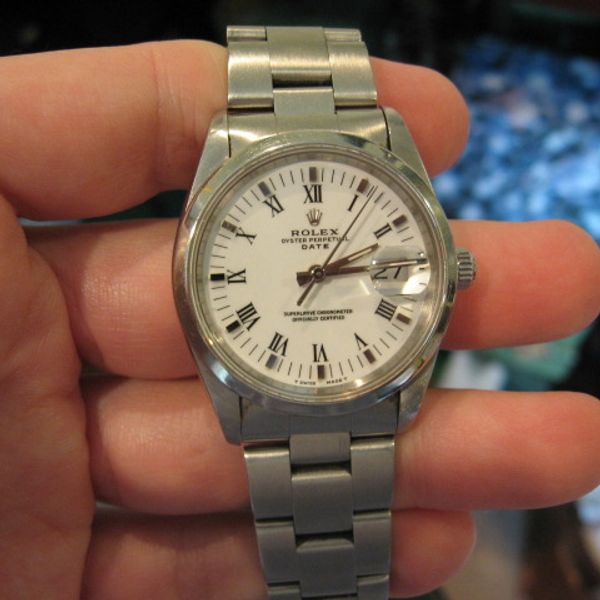 FS: Rolex 15200 Stainless Date 34MM White Dial | WatchCharts Marketplace