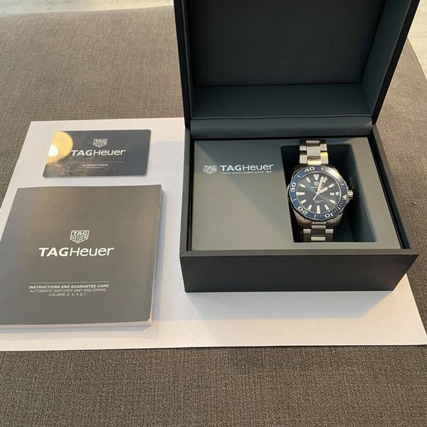 TAG Heuer Aquaracer Blue Men's Watch - WAY111C.BA0928 - 41MM - WITH BOX ...
