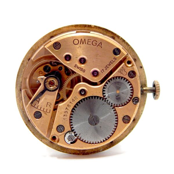 Watch Movement OMEGA Hand Winding 17 Jewels Caliber 266 Circa 1950 Men ...