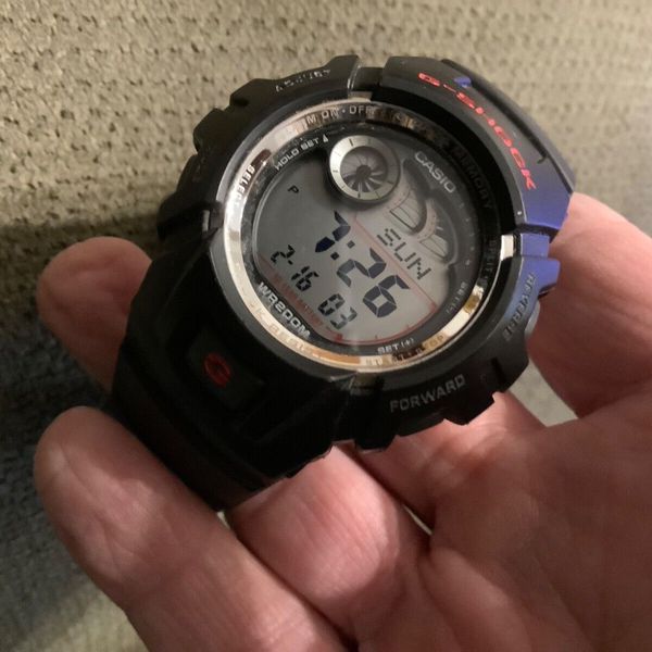 Casio G-SHOCK G-2900 mens chronograph diver alarm e-data memory watch ...