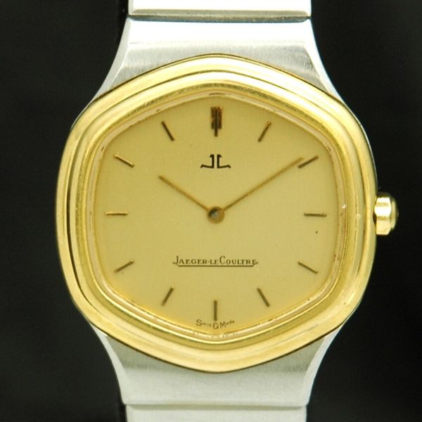 JAEGER-LECOULTRE Albatros Quartz Mid-Size SWISS WATCH 18K Gold SS 30mm ...