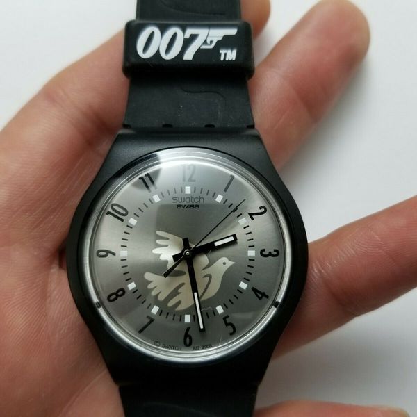 SWATCH 007 "FOR YOUR EYES ONLY" WATCH SUJB104 AG2008 ARIS KRISTATOS | WatchCharts Marketplace