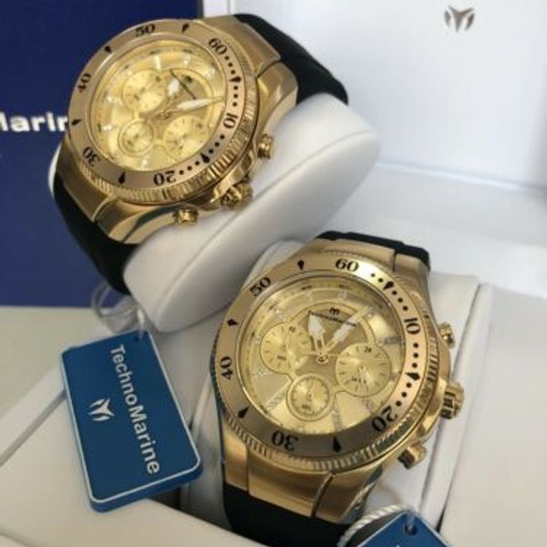 Technomarine TM-118140 Cruise Men's 45mm Stainless Steel Gold-Tone Gold ...