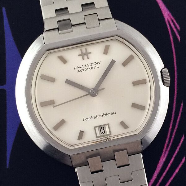 HAMILTON FONTAINEBLEAU VINTAGE AUTOMATIC WATCH + ORIGINAL BRACELET, GR ...