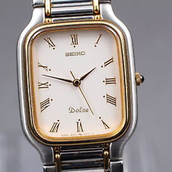 [Near MINT] Seiko Dolce 8N41-5060 White Dial Vintage Square Quartz Unisex Watch | WatchCharts ...