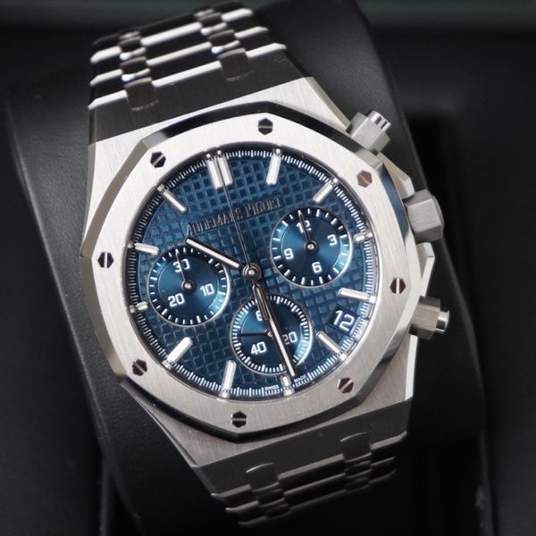 FS: Audemars Piguet Royal Oak Chrono BLUE Dial - 26240ST - | WatchCharts