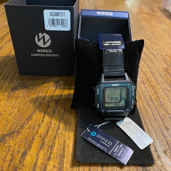 SEIKO WIRED BASEL LIMITED EDITION MENS WATCH MODEL AGAM701 NEW IN BOX ...