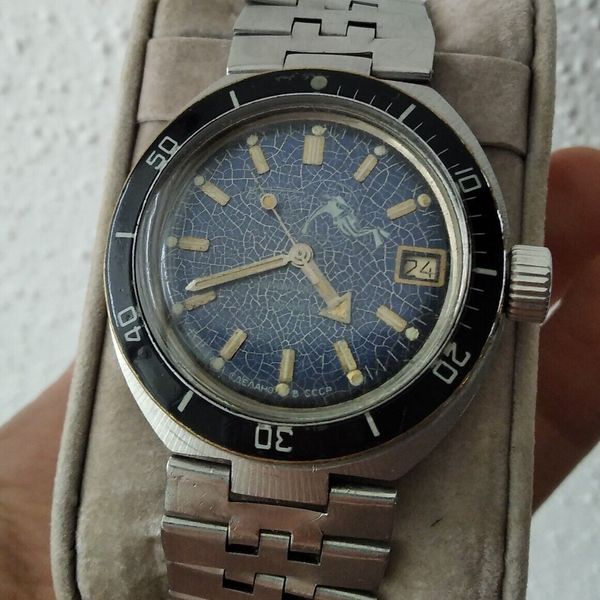 VOSTOK AMPHIBIA "FROGMAN" MONTRE AUTOMATIQUE 2416 B MADE IN CCCP ...