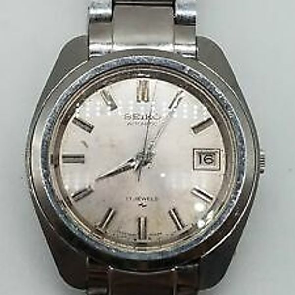 Vintage Seiko Automatic 17 Jewels 7005-7030 Date Watch Runs FC418 | WatchCharts Marketplace